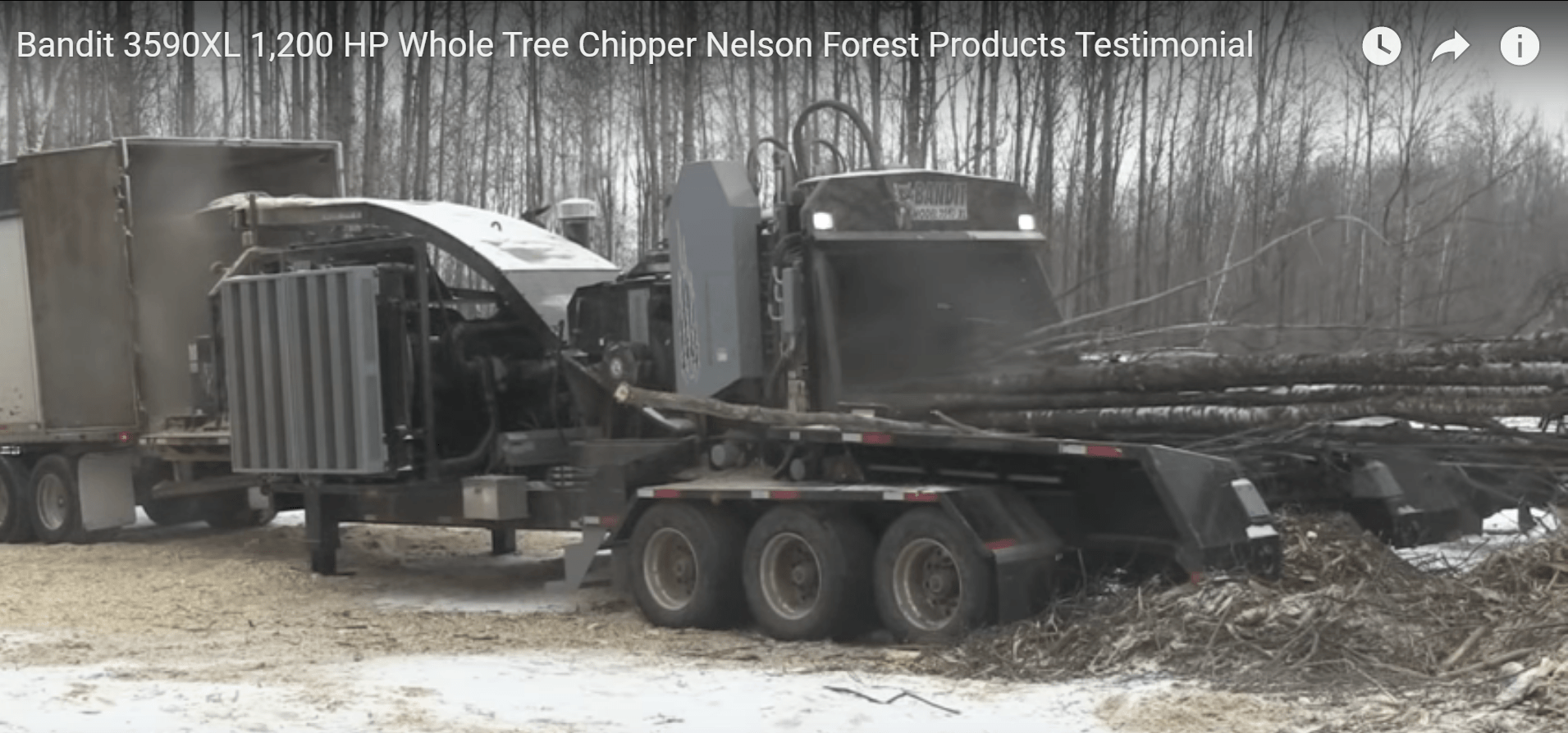 Bandit 3590XL 1,200 HP Whole Tree Chipper - Garden Equipment Review