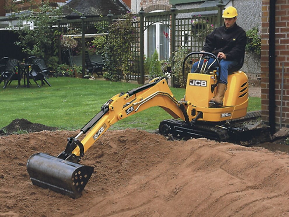 JCB 8010 micro excavator