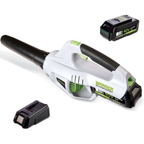 Warrior Eco Power 40V Warrior 40V Leaf Blower with Battery & Charger ...
