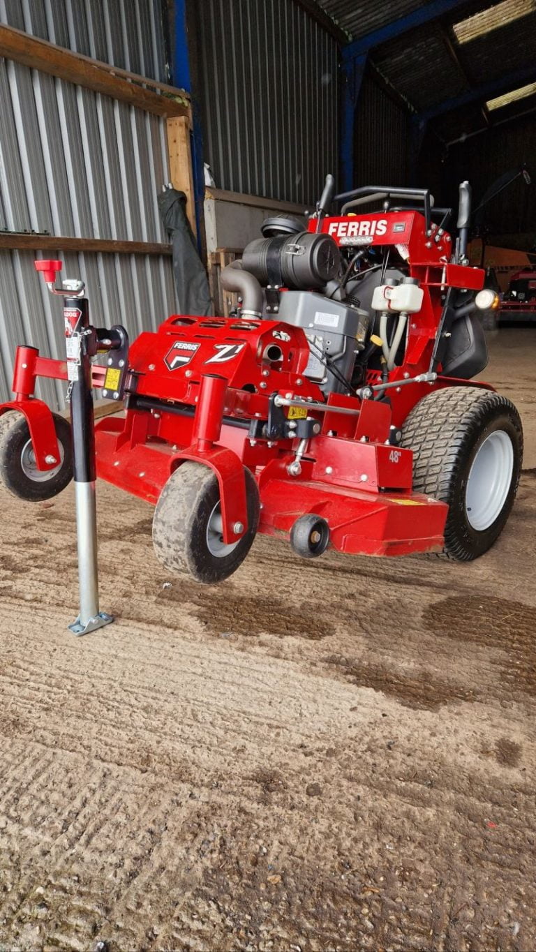 handy jack stand for large rotary mowers