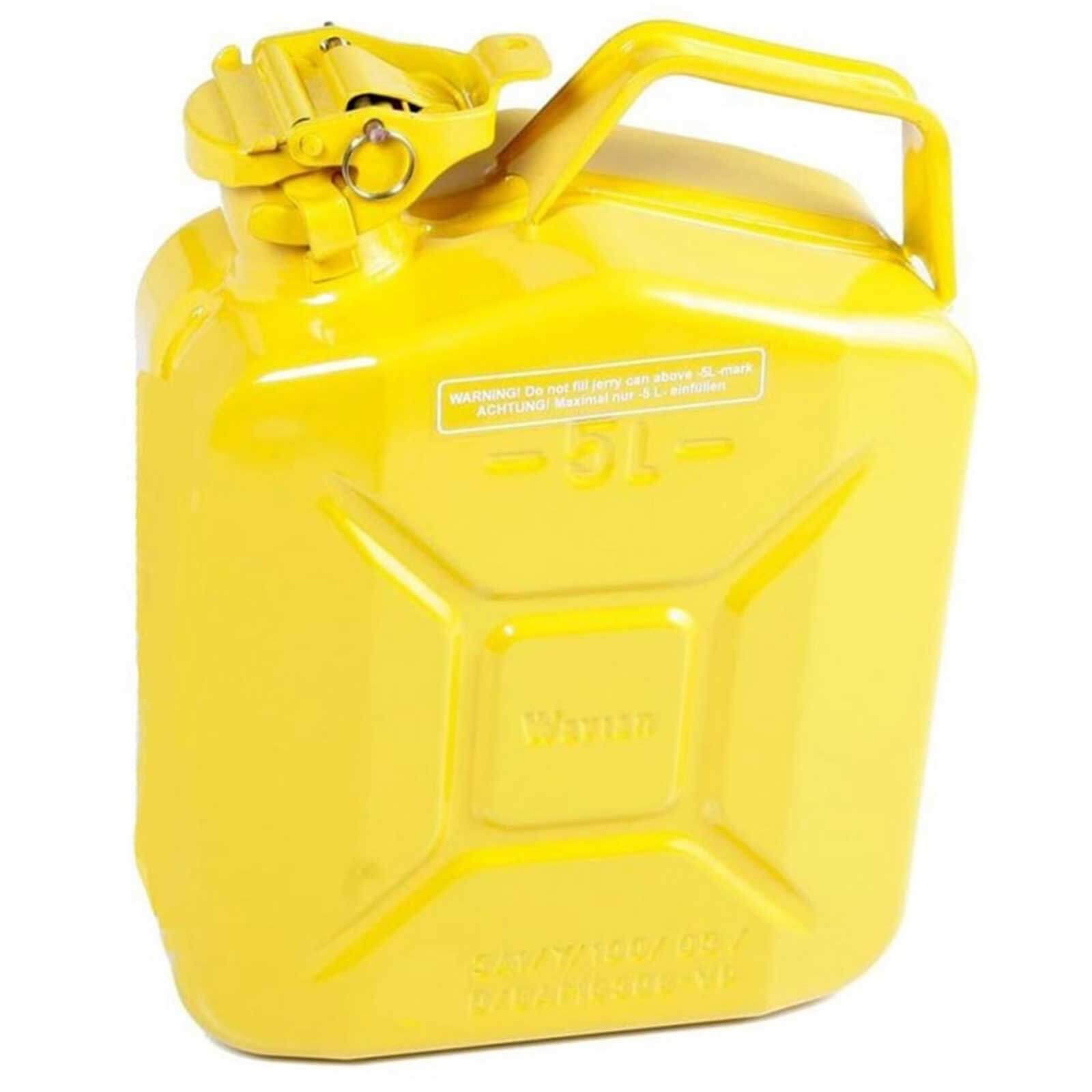 Sirius Metal Jerry Can 5l Yellow - Garden Equipment Review