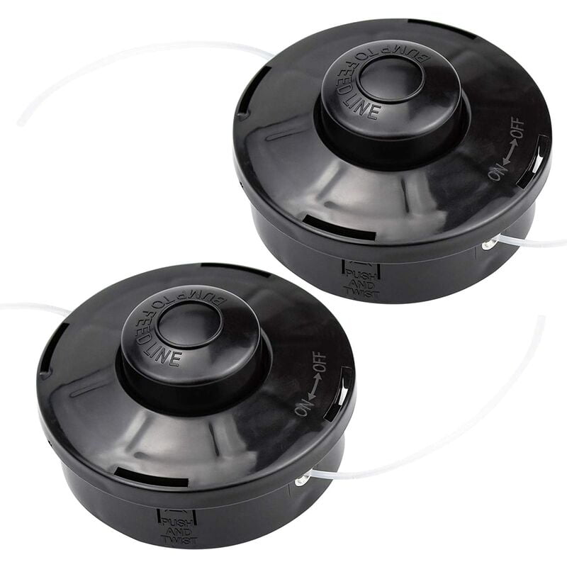 2 Pack Universal Brush Cutter Head Nylon Trimmer Replacement Spool ...