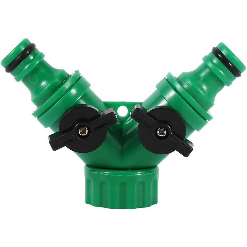 2 Way Hose Splitter, Hose Connector Drip Irrigation Garden Hose with Y ...
