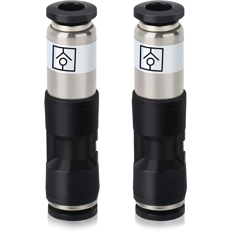 2 x 4mm compressed air check valve connectors, air flow pressure to ...