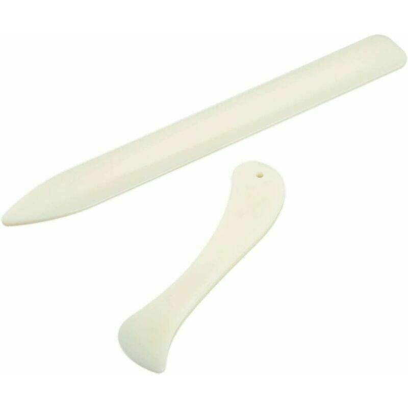 2pcs/kit Bone Folder for Scoring, Folding Paper, Leather, Plastic Knife ...