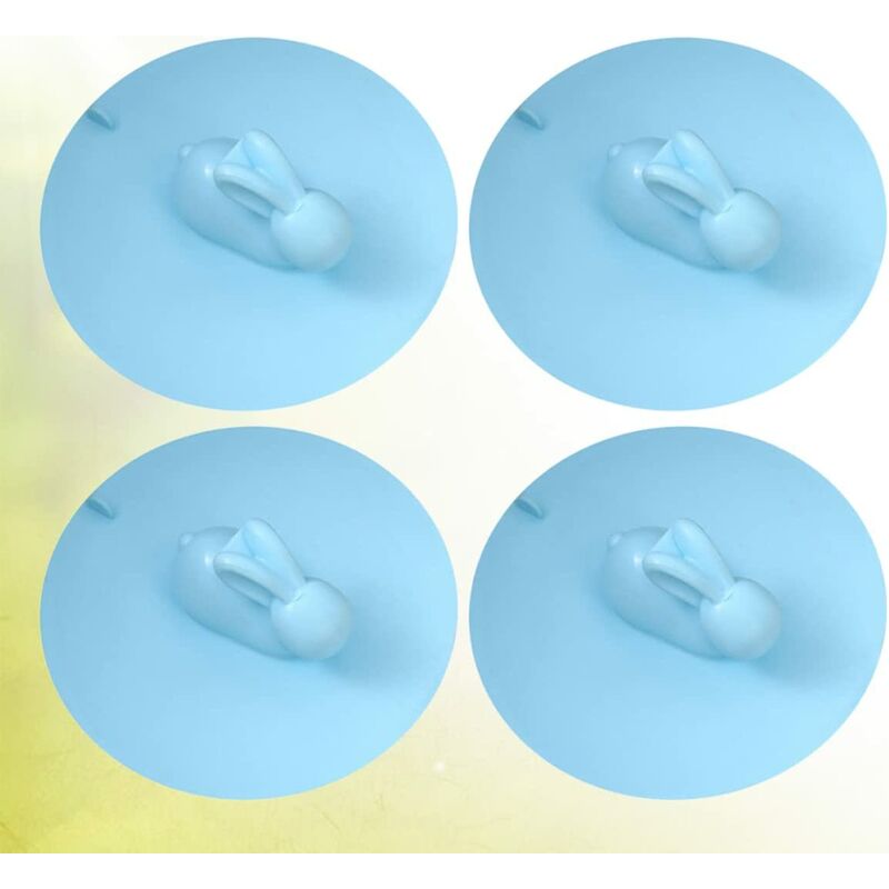 4pcs Bathroom-Sky-blue, Kitchen Rabbit Plug,sinks Style Bathroom ...