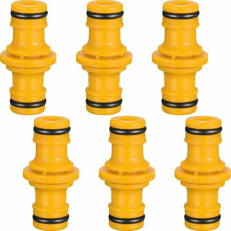 6 Pcs Male Hose Connector Extensions (Quick Connects) for Garden Hose ...