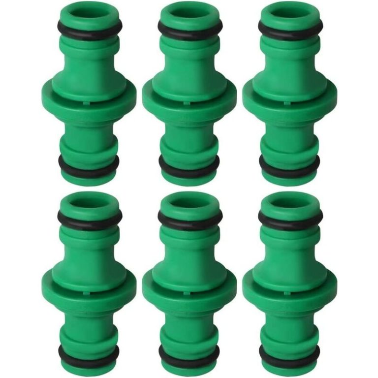 6 Pieces Double Hose Connector, Double Male Hose Connector Plastic Hose ...