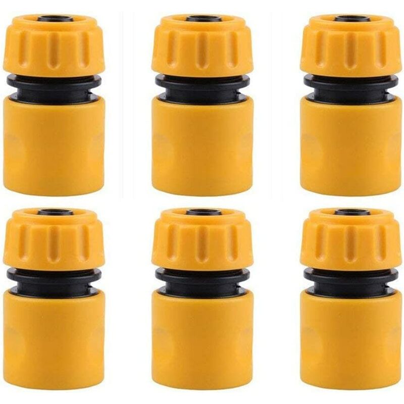 6 Pieces Quick Connector Fitting 1/2 Hose Quick Connector Hose Quick ...