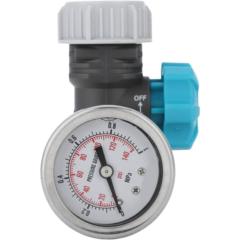 Adjustable Water Pressure Regulating Valve with Pressure Gauge ...