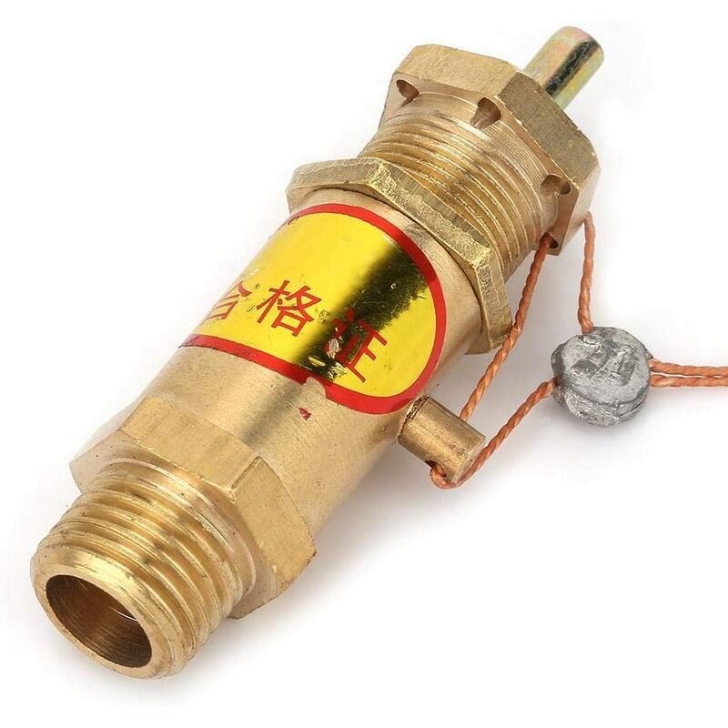 Air Compressor Check Valve, Safety Relief Valve Brass G1/4 Air ...