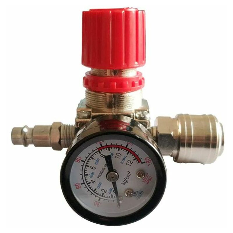 Air Compressor Pressure Regulator 1/4 Pneumatic Regulator, Guazhuni ...