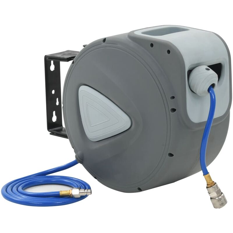 Asupermall - Automatic Air Hose Reel 1/4 20 m - Garden Equipment Review