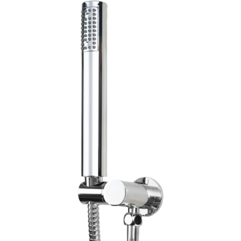 Bathroom Modern Shower Chrome Adjustable Round Handheld Handset Kit ...