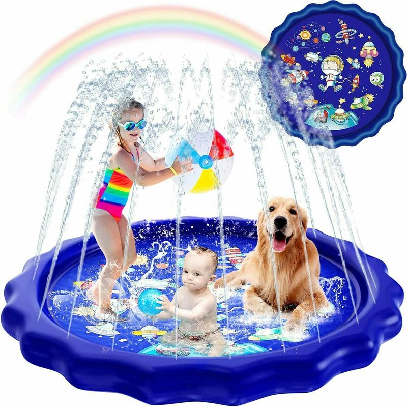 Children's Water Squirt Mat, BR-Life Splash Water Spray Mat Splash ...