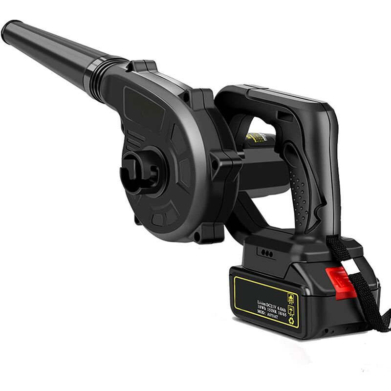 Cordless Leaf Blower, 2-in-1 Handheld Vacuum/Sweeper, Variable Speed ...