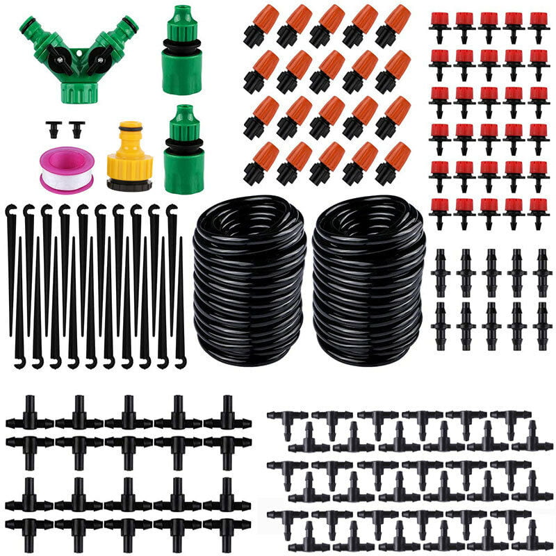 Drip Irrigation Kit, 40M Micro Drip Irrigation Garden Automatic Micro ...
