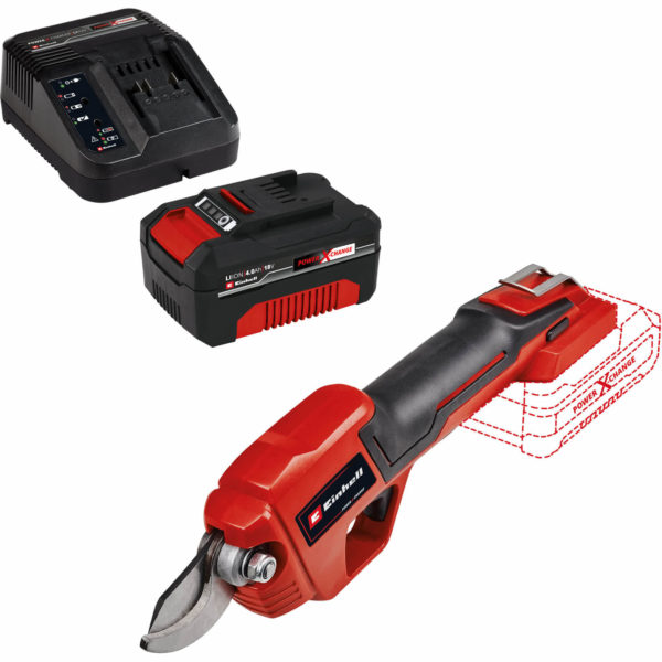 Einhell GE-LS 18 Li 18v Cordless Garden Pruning Shears 1 x 4ah Li-ion ...