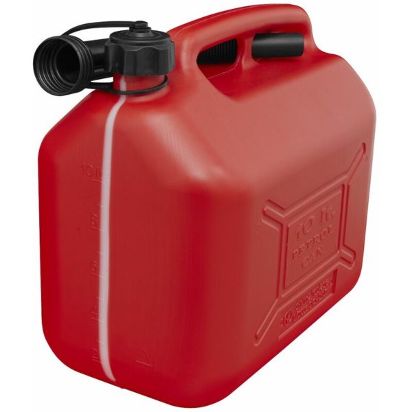 Fuel Can 10L - Red JC10PR - Sealey - Garden Equipment Review
