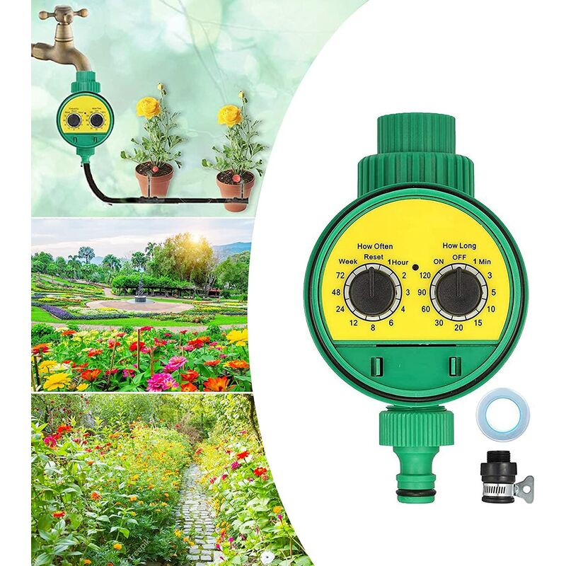 Gift - Digital Programmable Automatic Watering Timer Hose Faucet Smart ...