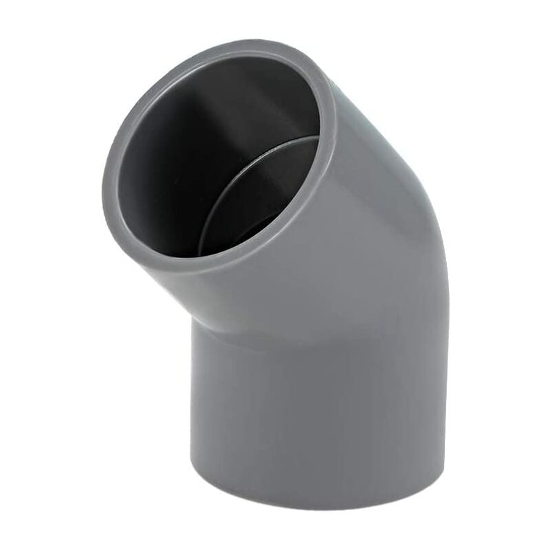 Gray 45 Degree Elbow pvc Pipe Fitting,10 Pack 40mm Gray 45 Degree Elbow ...