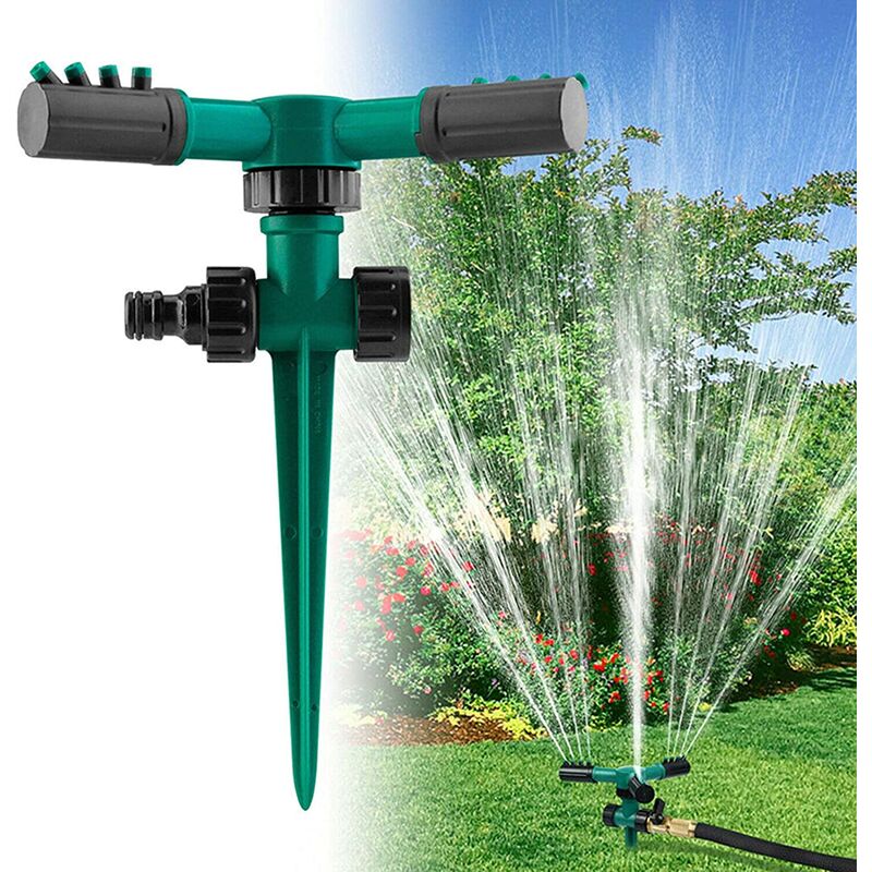 Green Circular Sprinkler Lawn Sprinkler, Garden Sprayer Even Watering ...