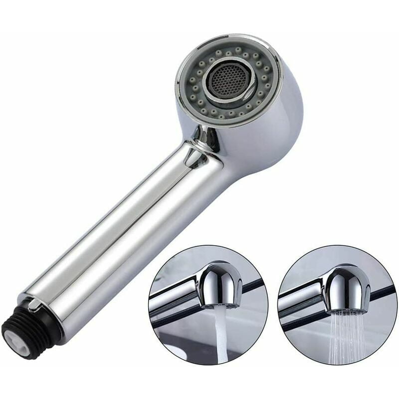 Hand shower, telescopic faucet, kitchen sink, 2 types of jet shower ...