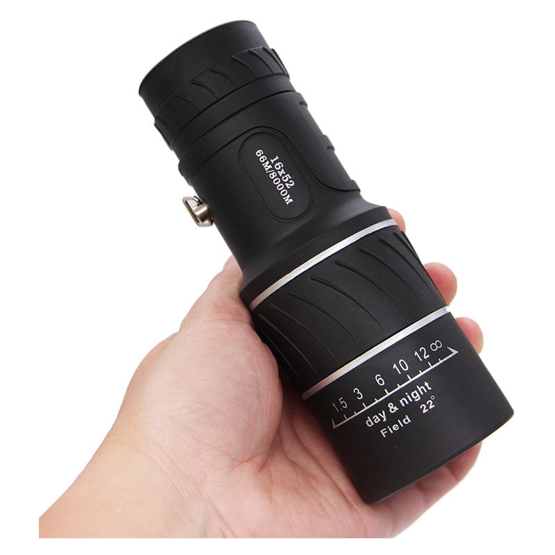Hd Telescope 16x52 Low Light Night Vision Monocular - Garden Equipment ...