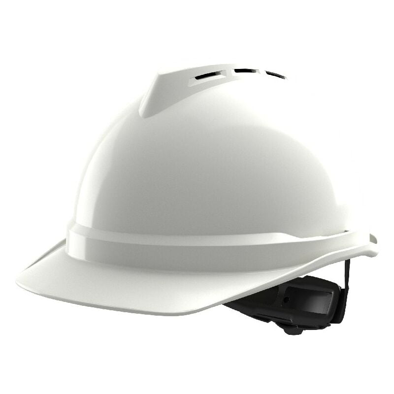 MSA - V-Gard 500 Vented Safety Helmet with Fas-Trac iii Suspension and ...