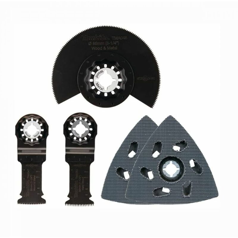 Makita B-67511 5 Piece Carpentry Multi Tool Blade Set - Garden ...