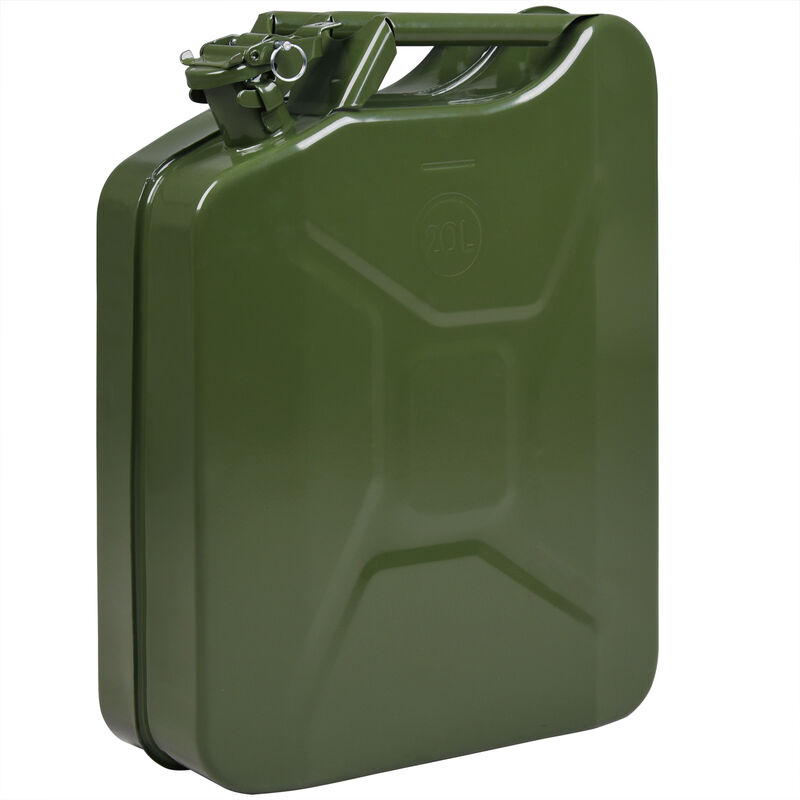 Monzana Petrol Can 20 l Safety Bar UN-Approval Metal Diesel Gas Fuel ...