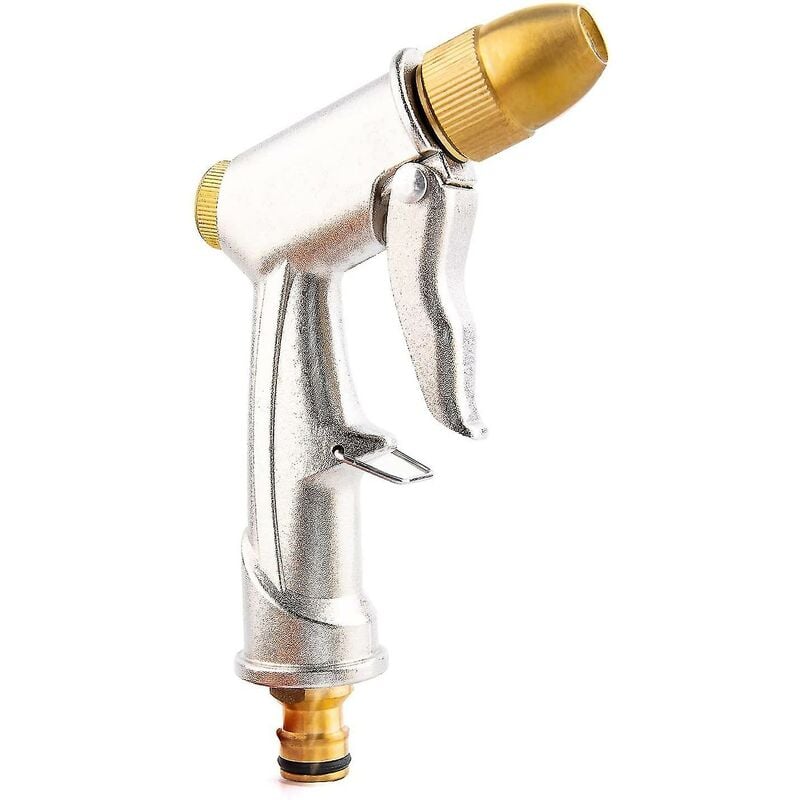 Naxunnn - Garden Metal Hose Nozzle, High Pressure Handheld Water Nozzle ...