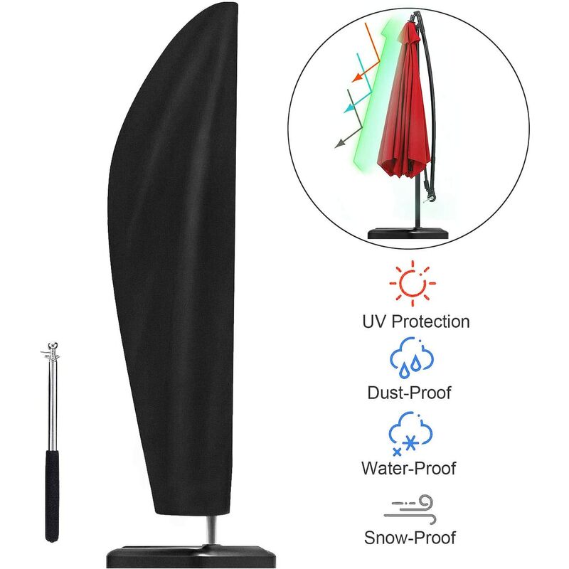 Parasol Protective Cover, Parasol Cover, Waterproof Dust / uv Deported ...