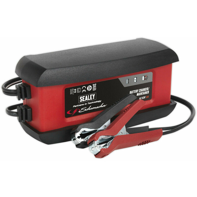 Premium 2A 6V / 12V Intelligent Speed Charge Battery Charger - 230V ...