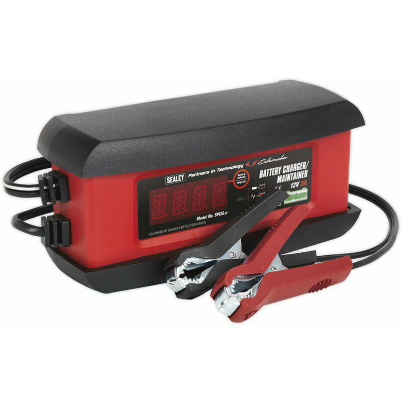 Premium 3A 12V Intelligent Lithium Battery Speed Charger - 230V Power ...