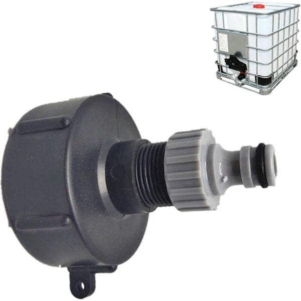Quick Connect Nipple for 1000L Tank, S60X6 Multitanks Tap Connector ...