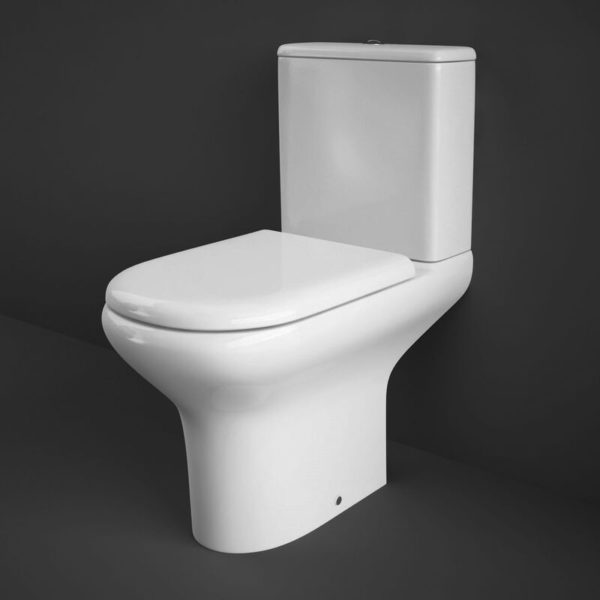 RAK Compact Close Coupled Toilet with Push Button Cistern - Soft Close ...