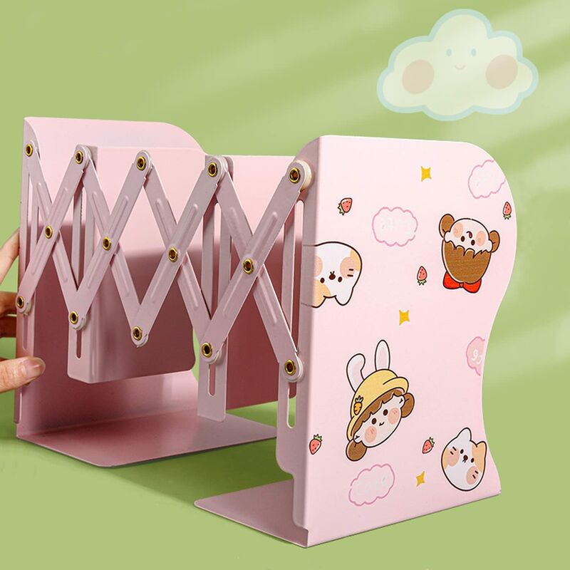Retractable Book Holders, Adjustable Bookends, Metal Bookends for Kids ...