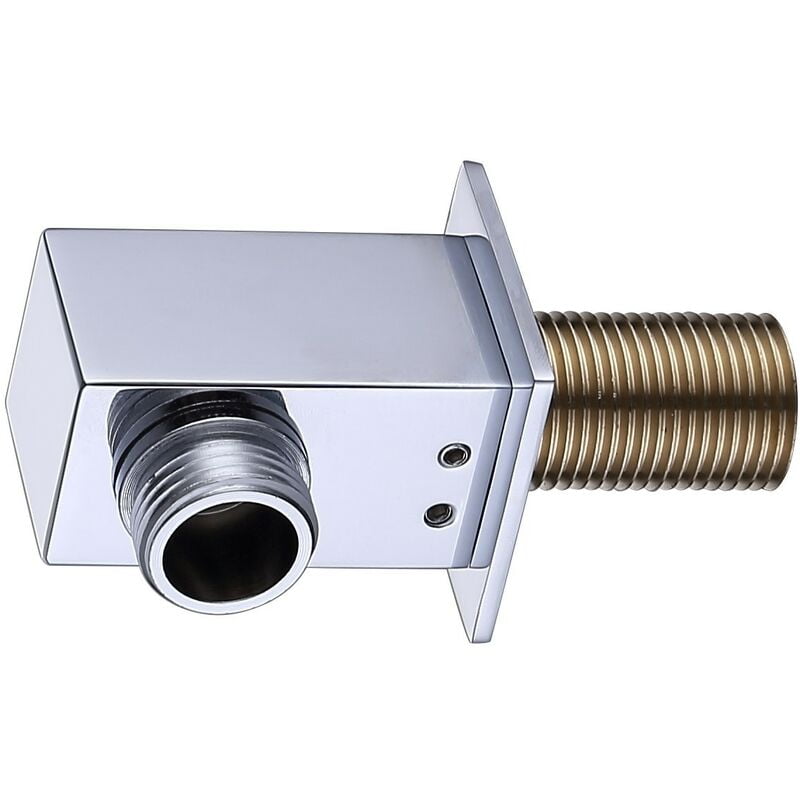 Square Wall Outlet Elbow - Chrome - Garden Equipment Review