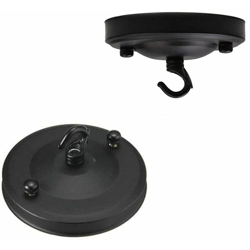 TTIO Vintage Chandelier Ceiling Plate, Retro Iron Ceiling Rose Hook ...