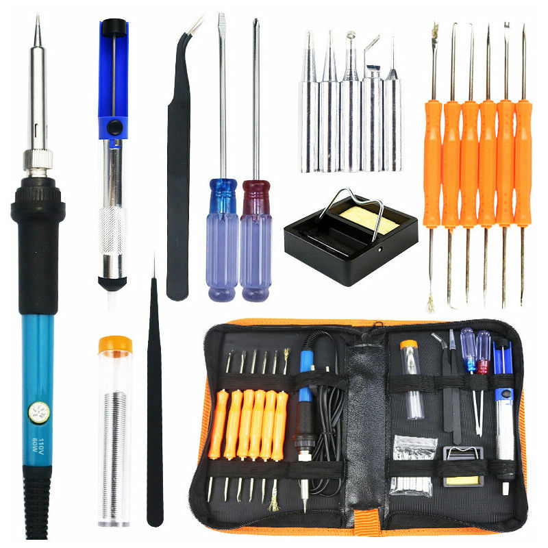 Tools Electric Soldering and Desoldering Iron 60W Adjustable ...