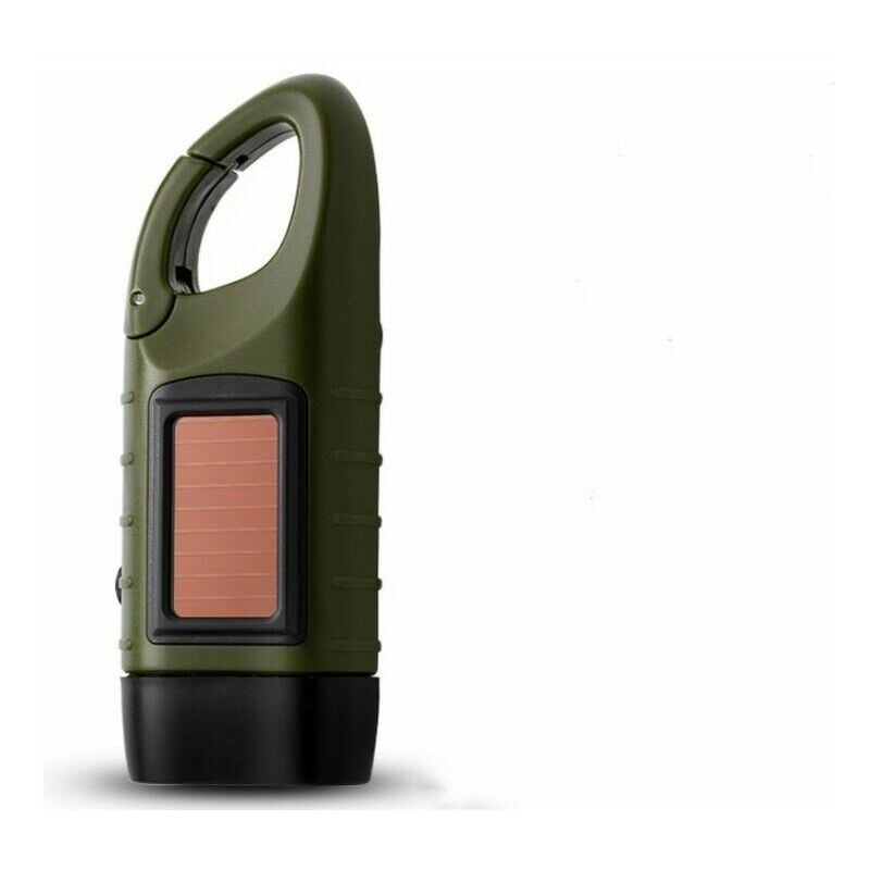 Torch Light Solar Flashlight Hand Crank Generator Small LED Flashlight ...