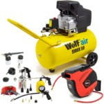 Wolf Sioux 50 Air Compressor with 13pc Spray Kit, Airbrush Kit & 20m ...
