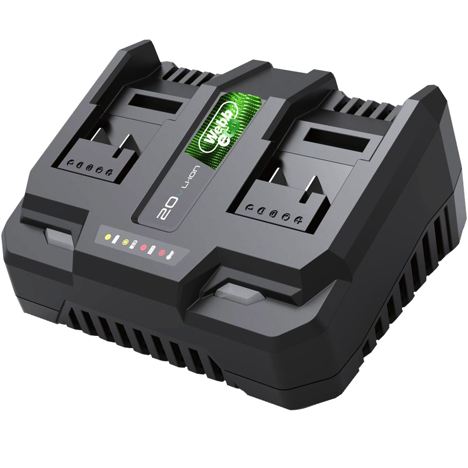 Webb Genuine 20v Cordless Fast Dual Port Li-ion Battery Charger ...