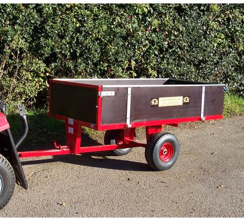 SCH 2 Wheel Timber Tipping Trailer GWTS10 - Garden Equipment Review